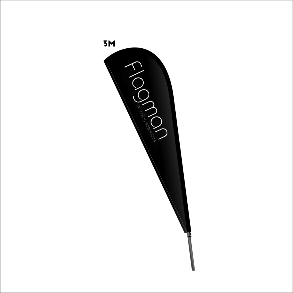 Custom Design Branded Fin Flag Banners